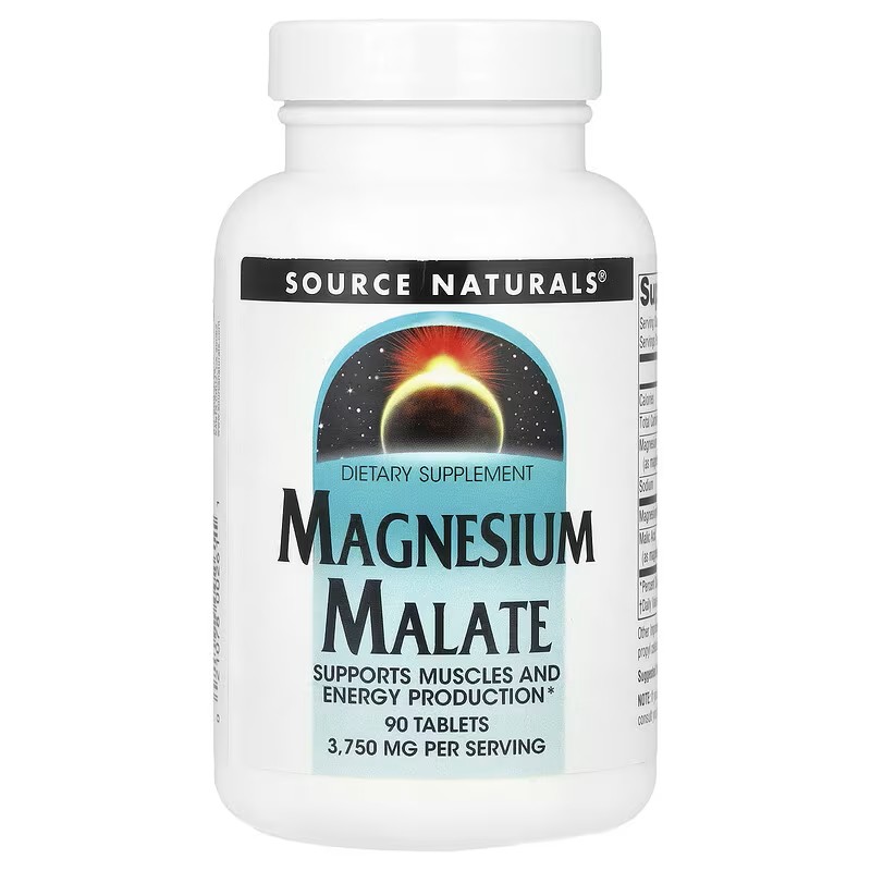 💪 Купити Source Naturals Magnesium Malate 1250 mg 90 tab по ціні 449грн ...